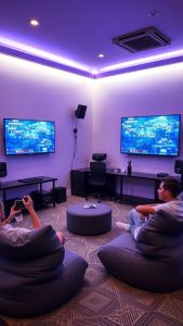 29+ Cozy Gaming Room Ideas for Teenage Boys Featuring Bean Bags ...