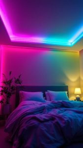 41+ Stunning Neon LED Bedroom Inspirations to Brighten Your Space ...